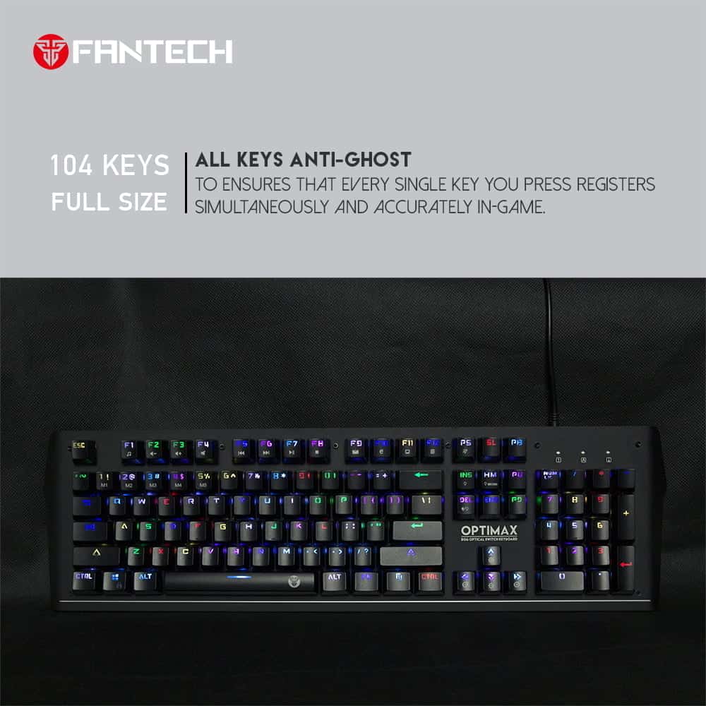 FANTECH MK885 OPTIMAX Opto-Mechanical RGB Gaming Keyboard Price In Sri ...