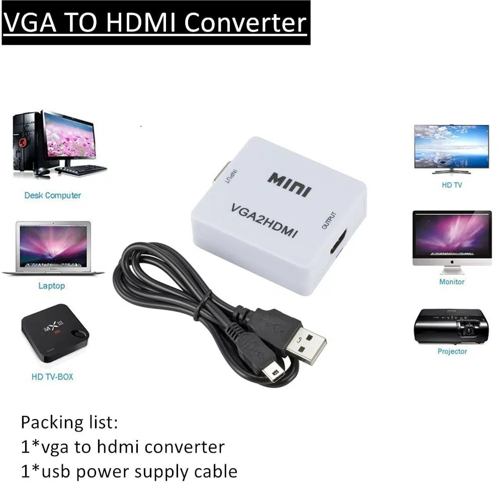 VGA To HDMI Converter Box Price In Sri Lanka | Central Computers - Gampaha