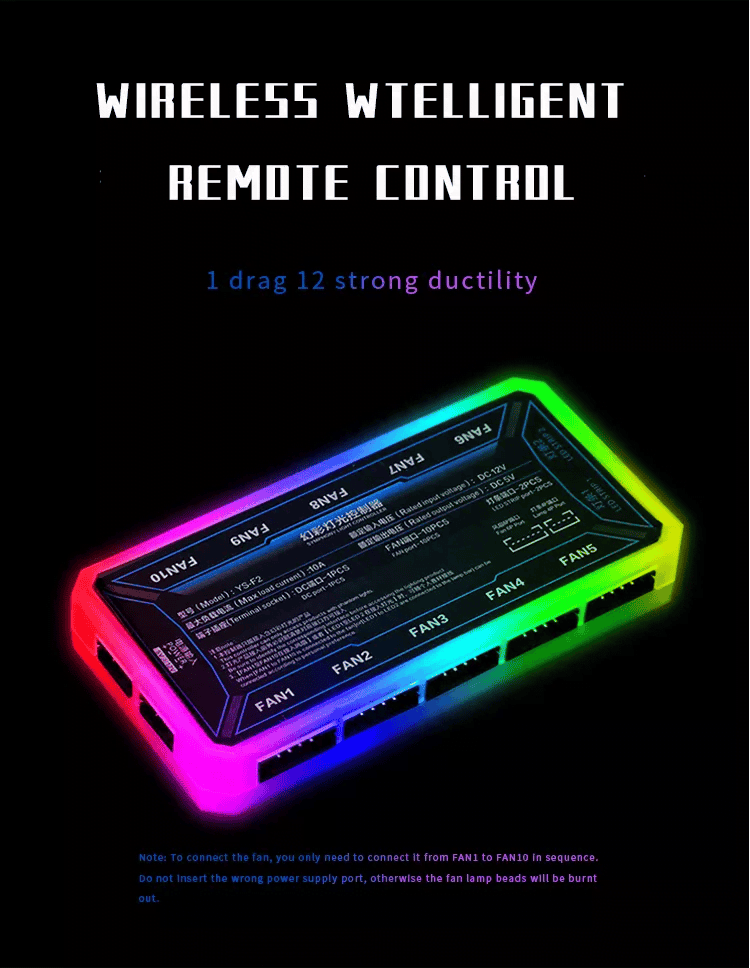 RGB Casing Fan Controller + Remote Price In Sri Lanka | Central ...
