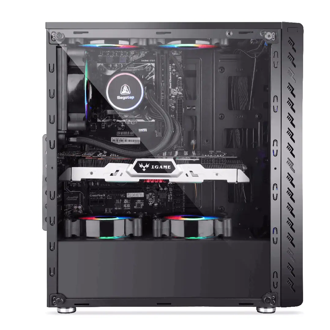 Comuter Case Orbis T130 With 4 RGB Fans Price In Sri Lanka | Central ...