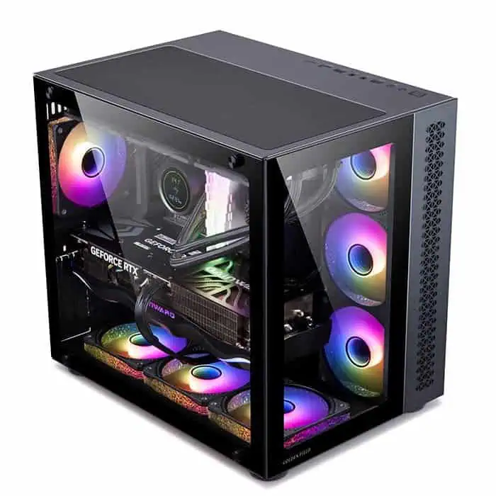 GAMING PC CASING GOLDEN FIELD SEAVIEW 360 PLUS / GZ360 GAMING CASING ...